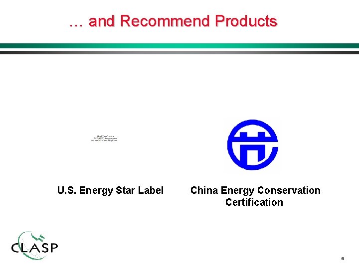 The Rationale for Energy Efficiency Standards and Labels
