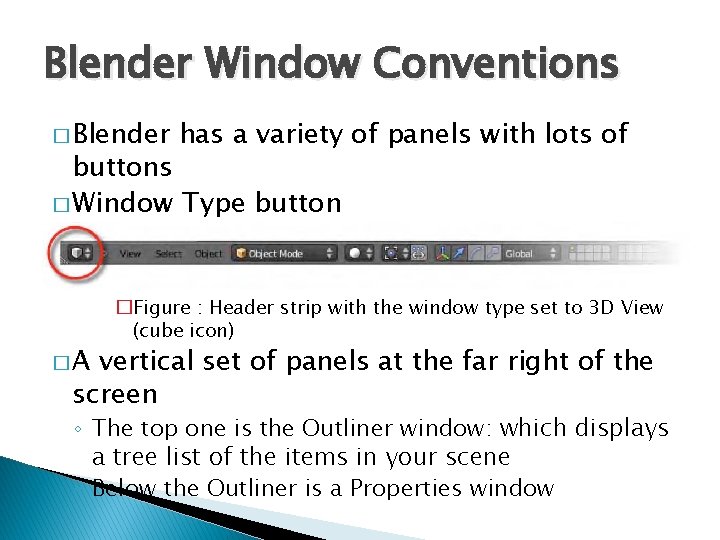 The Interface The terms LMB MMB RMB and