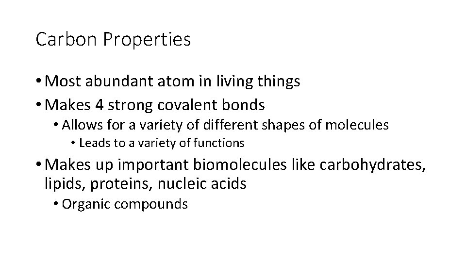 Properties of Carbon Atomic Structure Nucleus is made
