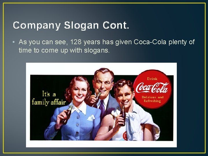 CocaCola By Eden Garza Company Name The name