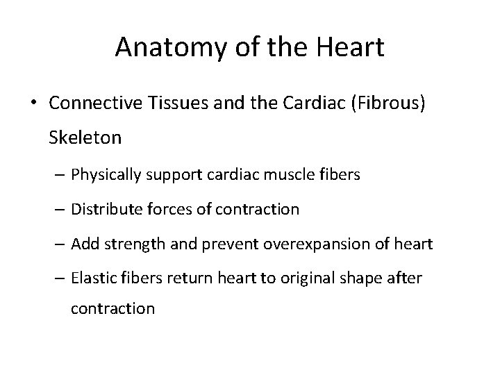 Anatomy of the Heart The Left Atrium Blood