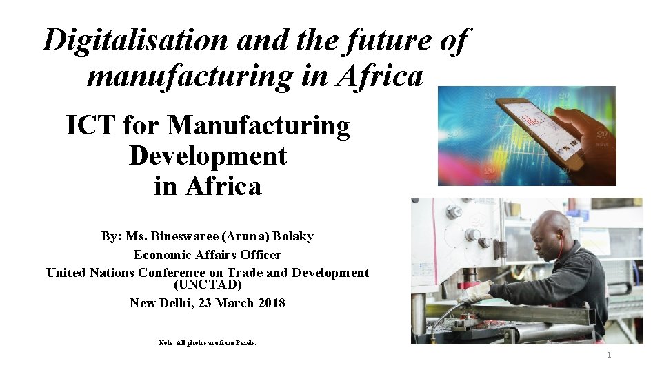 Digitalisation and the future of manufacturing in Africa