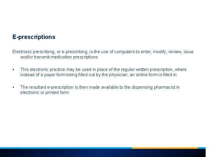 Exploring South African Physicians Acceptance of ePrescribing Technology
