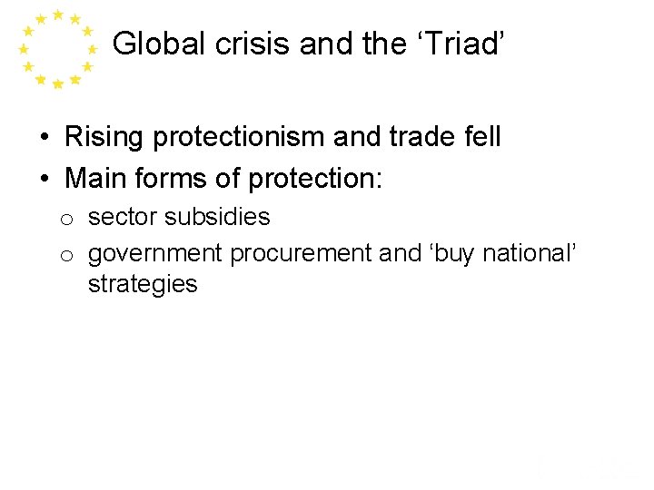 European business in a global context the developed