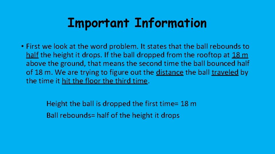 Bouncing Ball By Maria Garcia Texas Essential Knowledge