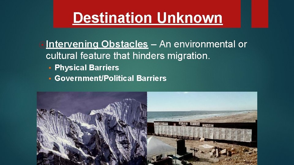 Unit 4 MIGRATION What is this a map