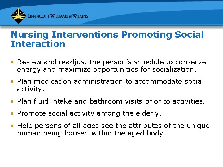 Chapter 13 Connecting With Others Rewards of Social