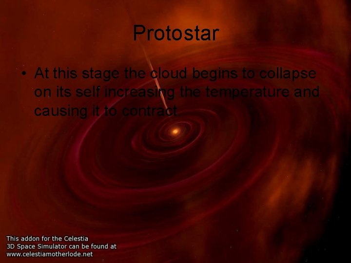 Stellar Birth Jade J Rachael H Stages of