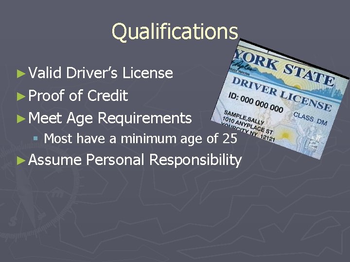 Travel by Car Standard 3 Objective 2 Vacations