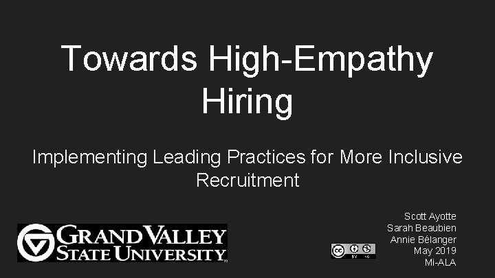 Towards HighEmpathy Hiring Implementing Leading Practices for More