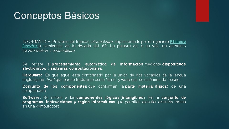 Tecnologas de la Informacin y Comunicacin Conceptos Bsicos