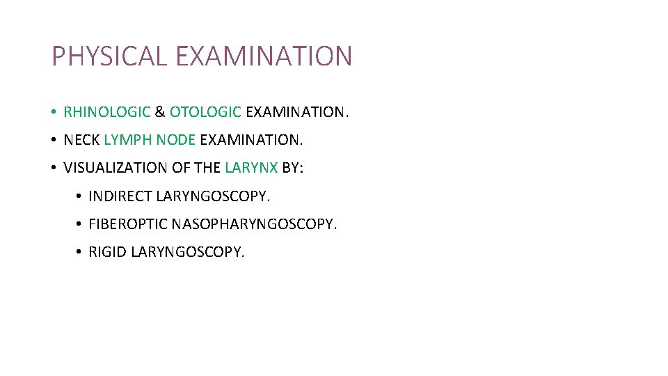 Anatomy of the larynx and benign lesions of