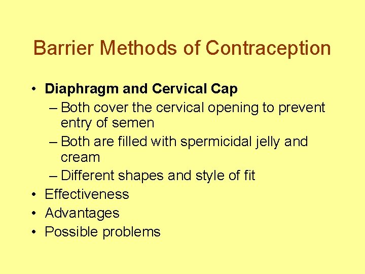 Chapter Eleven Contraception and Birth Control Risk and