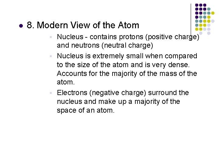 Aim How do we use the atomic theory