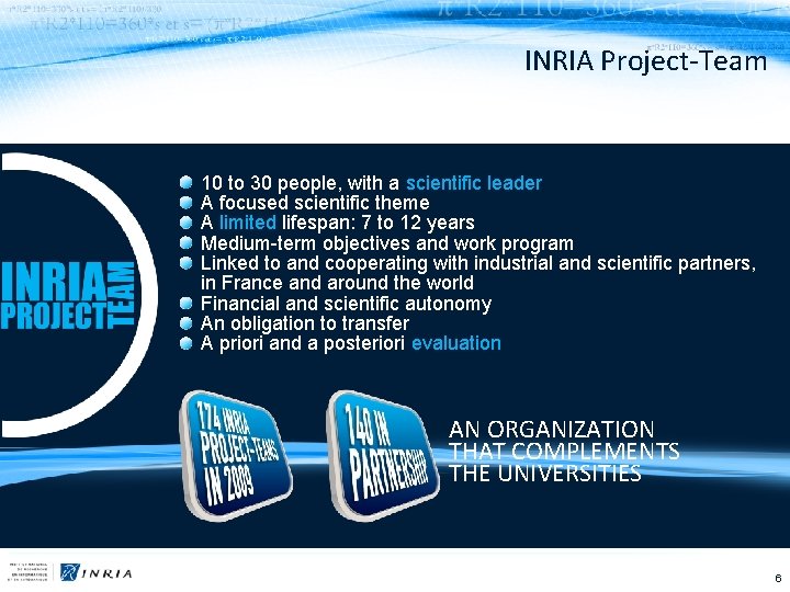 Presentation of INRIA Bologne 2010 Michel Cosnard 1