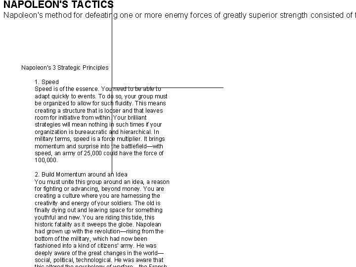 Napoleon Bonaparte Reasons for Success Reasons for Napoleons