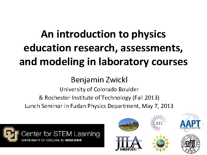 An introduction to physics education research assessments and