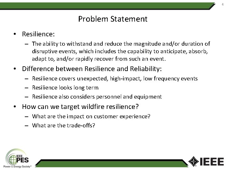 1 Distribution Resiliency WG Agenda Virtual Web Ex