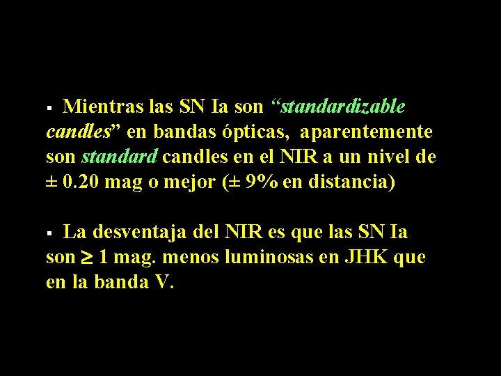 ESCALA DE DISTANCIAS CON SUPERNOVAS Por Roger Leiton