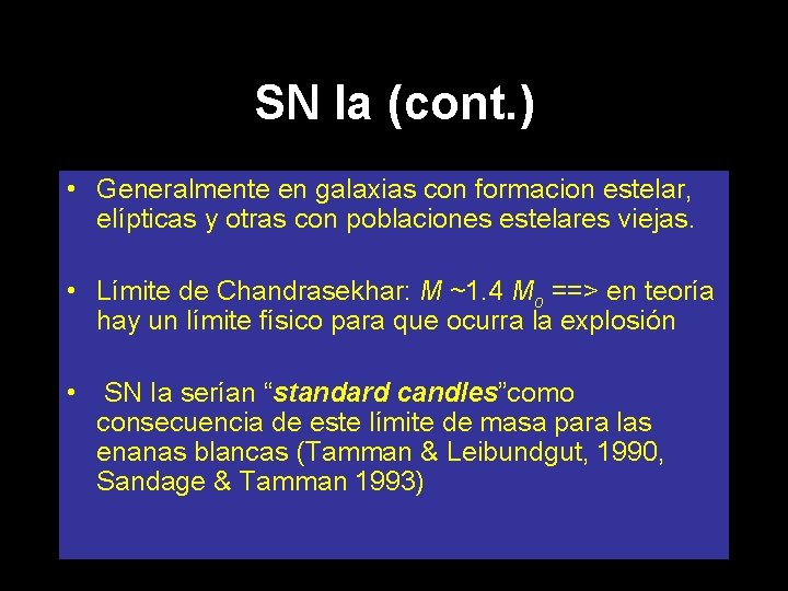 ESCALA DE DISTANCIAS CON SUPERNOVAS Por Roger Leiton