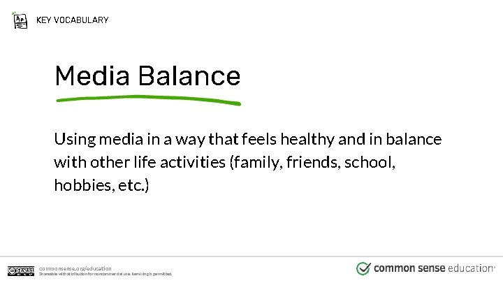 DIGITAL CITIZENSHIP GRADE 4 My Media Choices commonsense