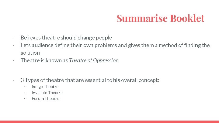 Augusto Boal Amie and Chels and Jemi and