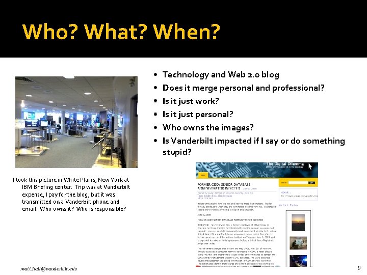 Vanderbilt University Who is Watching Matthew Jett Hall