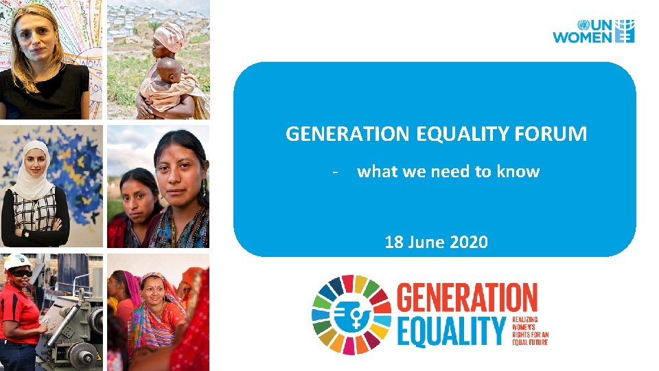 GENERATION EQUALITY FORUM what we need to know