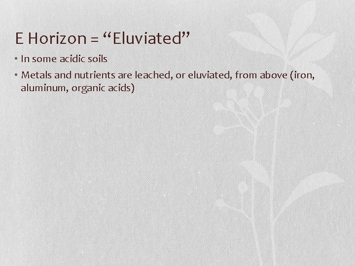 SOIL Weathering 1 PHYSICAL Mechanical breakdown of rocks