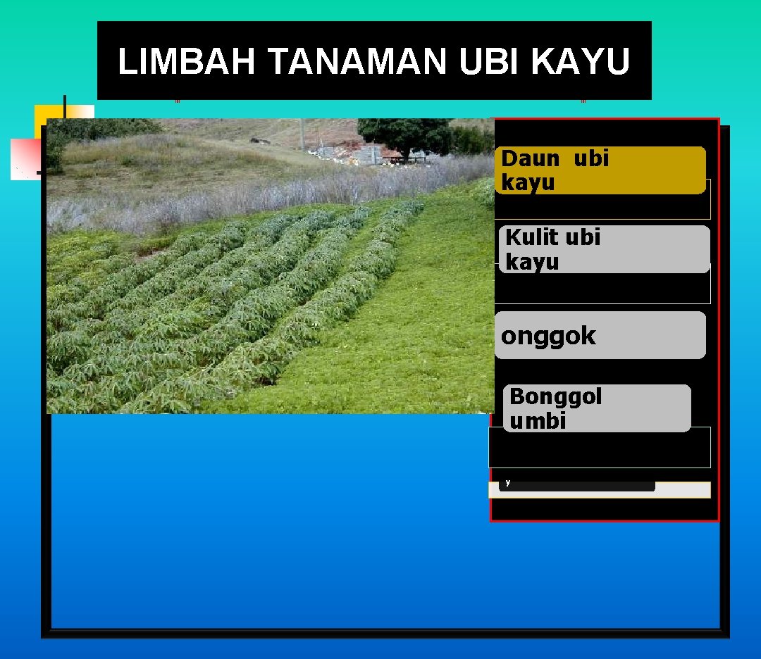 IPTEK PENGOLAHAN BMT PEMANFAATAN LIMBAH PERTANIAN SEBAGAI PAKAN