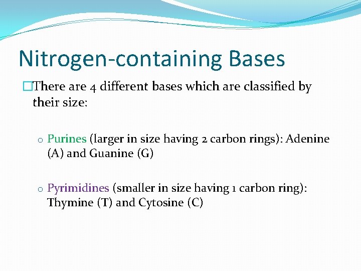 Chapter 10 Nucleic Acids Protein Synthesis DNA Deoxyribonucleic