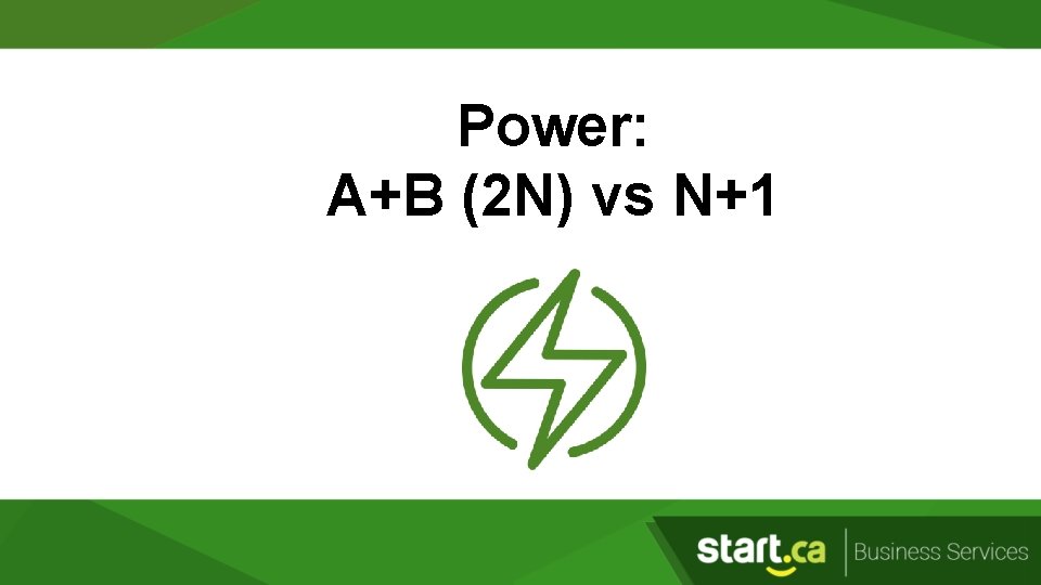 Technology powers your business Data centres 5 key