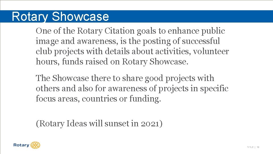 Rotary Club Central Rotary International District 5000 Rotary