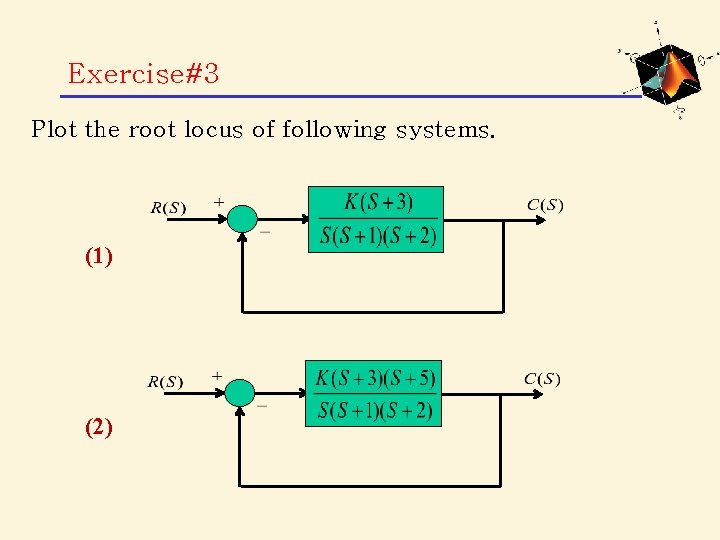 Root Locus Plot of Dynamic Systems imtiaz hussainfaculty