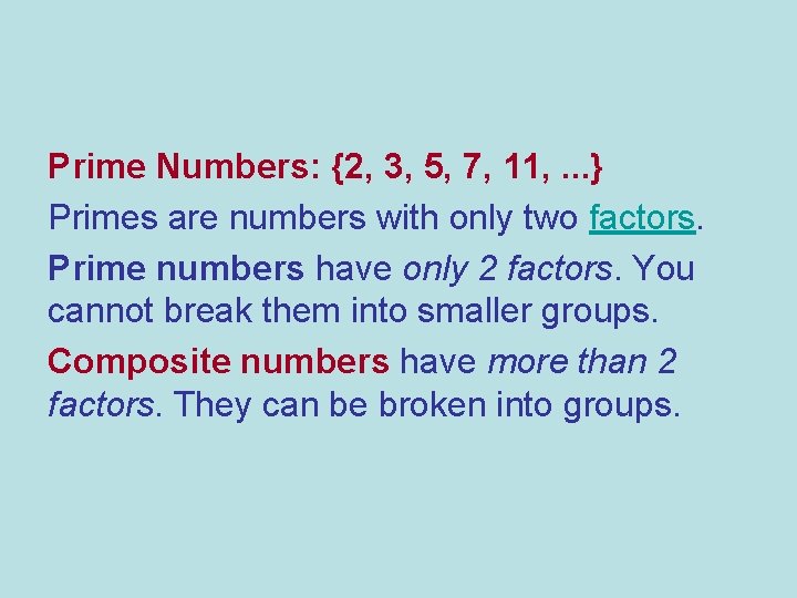 TYPES OF NUMBERS Natural Numbers 1 2 3