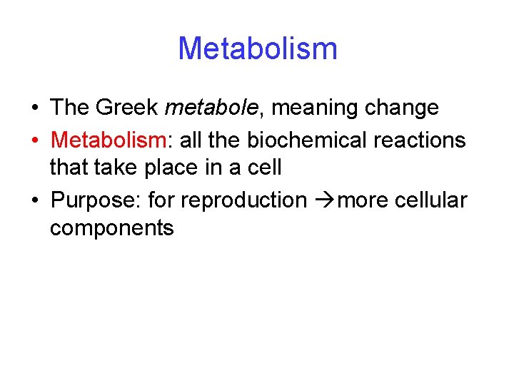 Metabolism of Microorganism Why do we must know