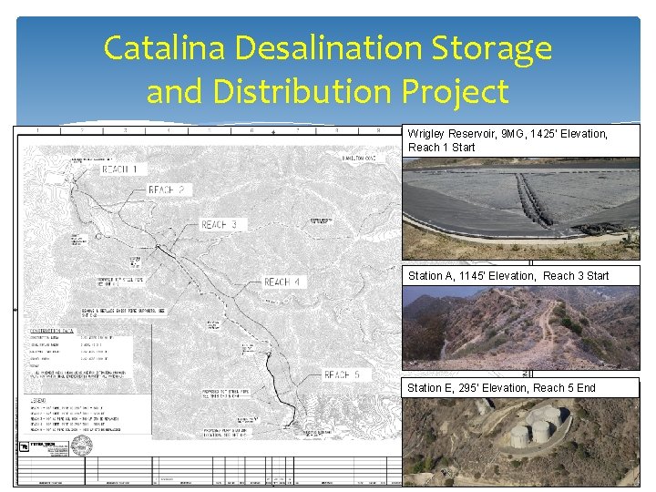 Catalina Desalination Storage and Distribution Project City of