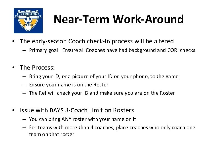 3 rd through 8 th Grade Coaches Meeting