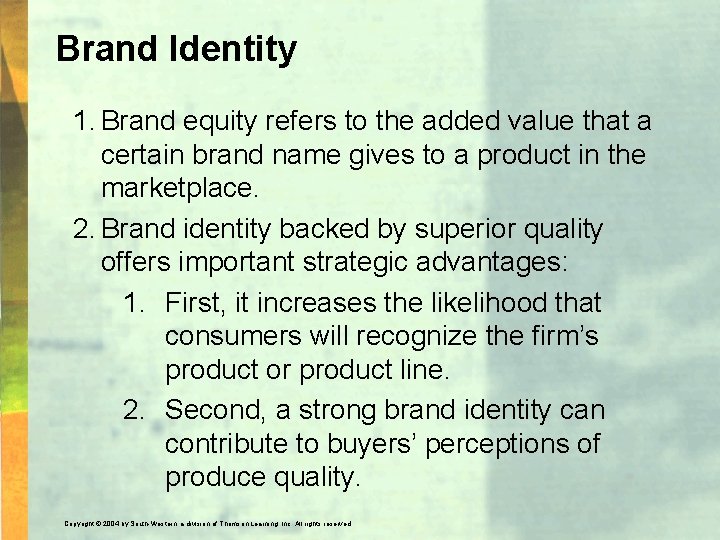 Chapter 12 Category and Brand Management Product Identification