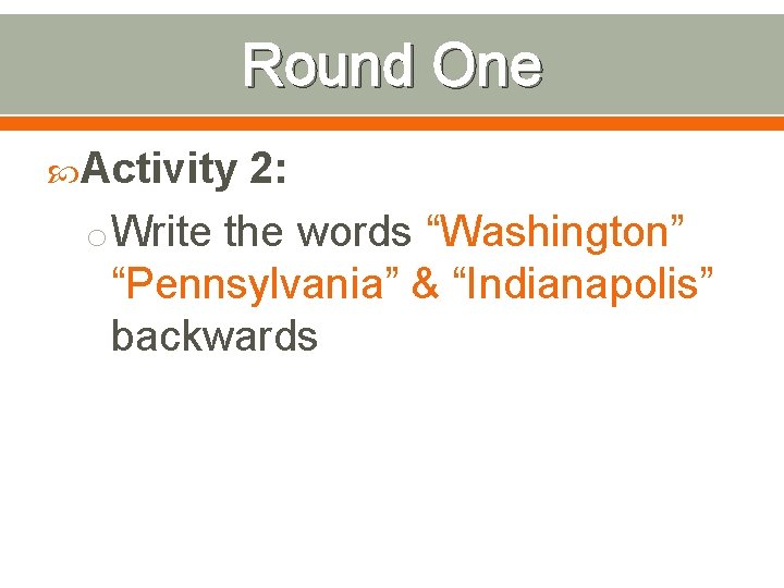 Working With Stress One person will be the
