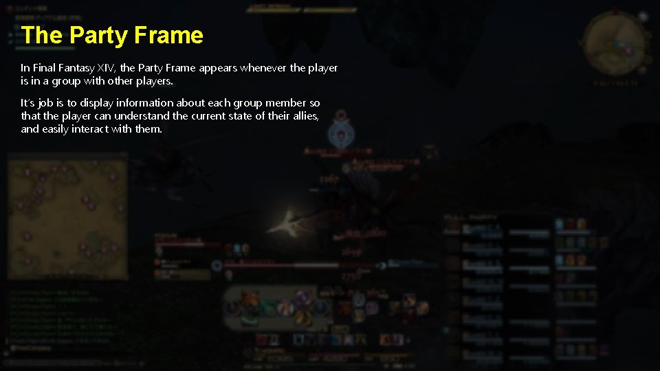 FINAL FANTASY XIV PARTY FRAME REDESIGN By Josh
