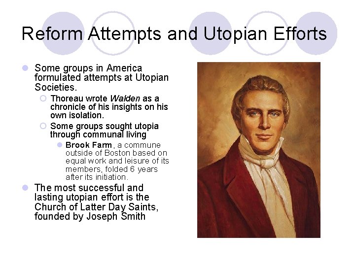 Antebellum Culture and Reform A Changing America A