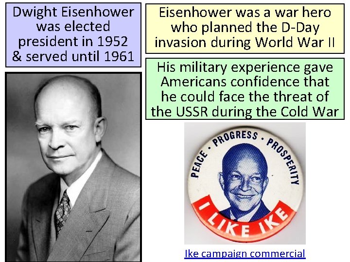 Eisenhower The Cold War During the Cold War