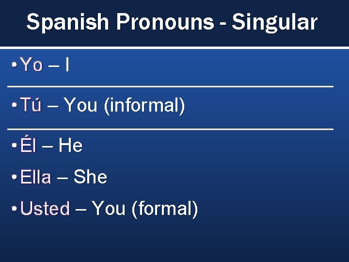 Captulo 1 Gramtica 1 Sujetos y verbos Verbs