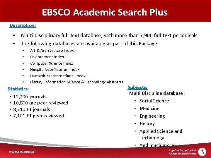 Majmaah University Information Resource Value and Benefits Presented