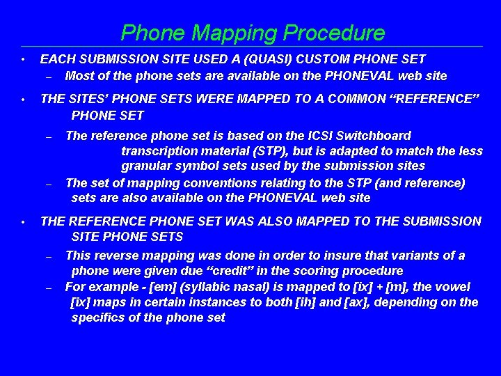 Phonetic Dissection of SwitchboardCorpus Automatic Speech Recognition ...