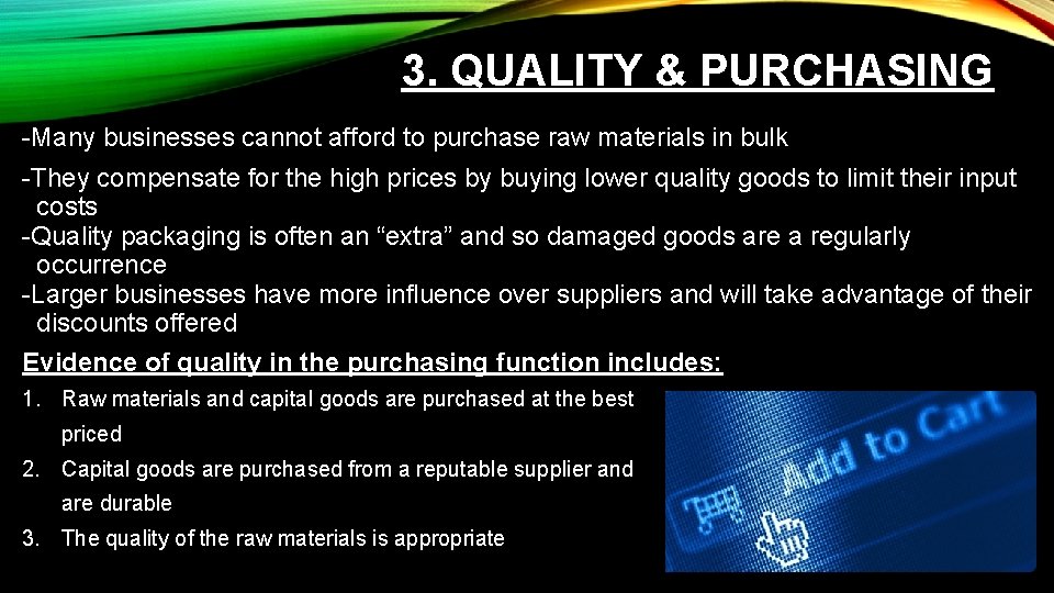 QUALITY OF PERFORMANCE Chapter 11 unit 1 REVISION
