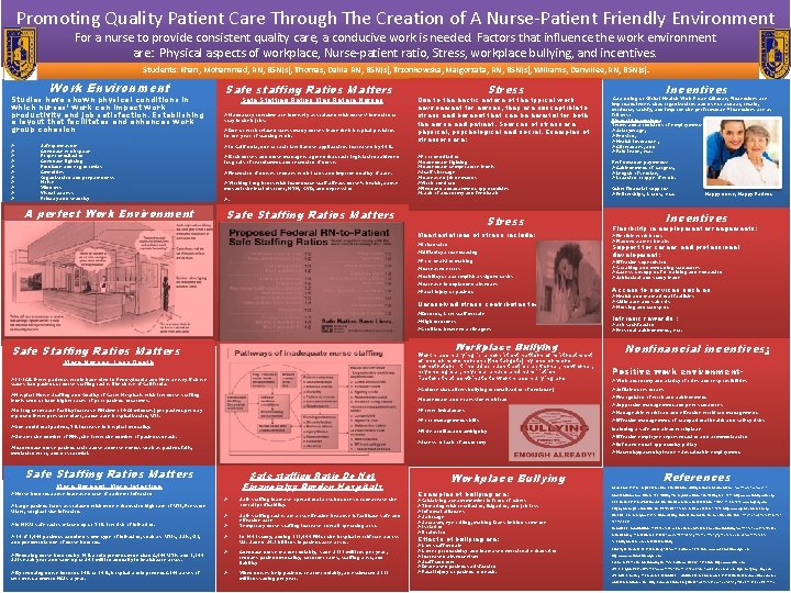 Promoting Quality Patient Care Through The Creation of