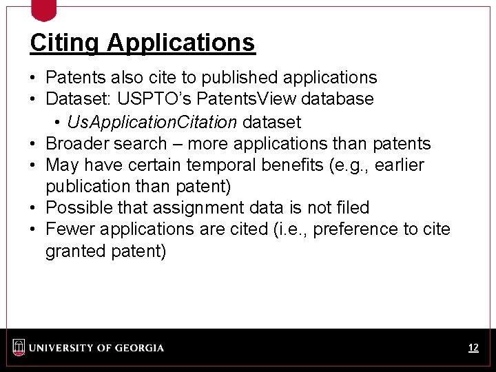 Using Patent Data to Identify Licensing Partners Mike