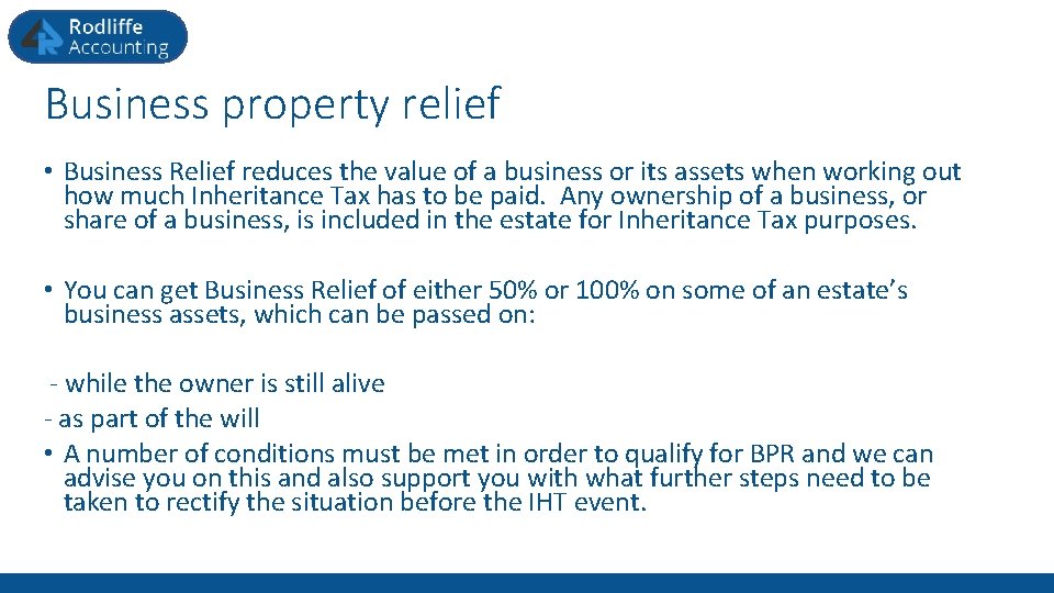 End of personal tax year planning Agenda Basic